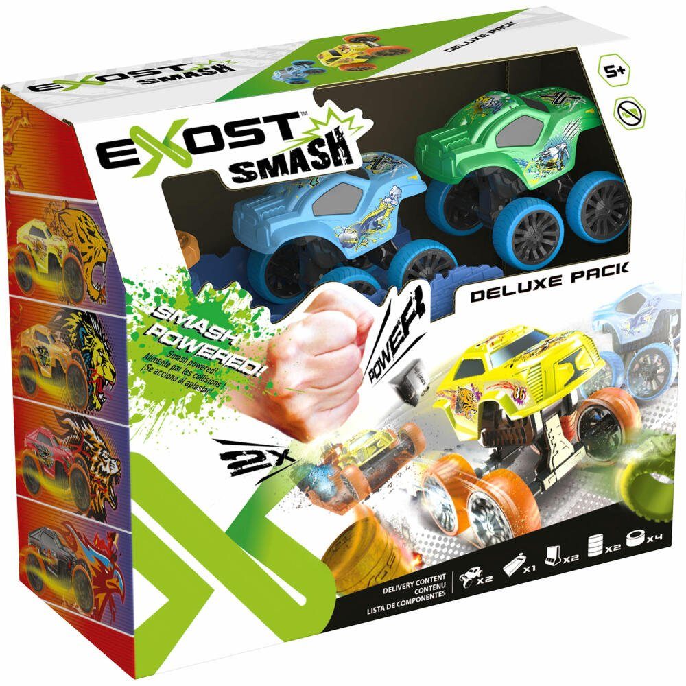 Exost Spielzeug-Auto Smash N Go Deluxe Pack, Verpackung ist zugleich ...