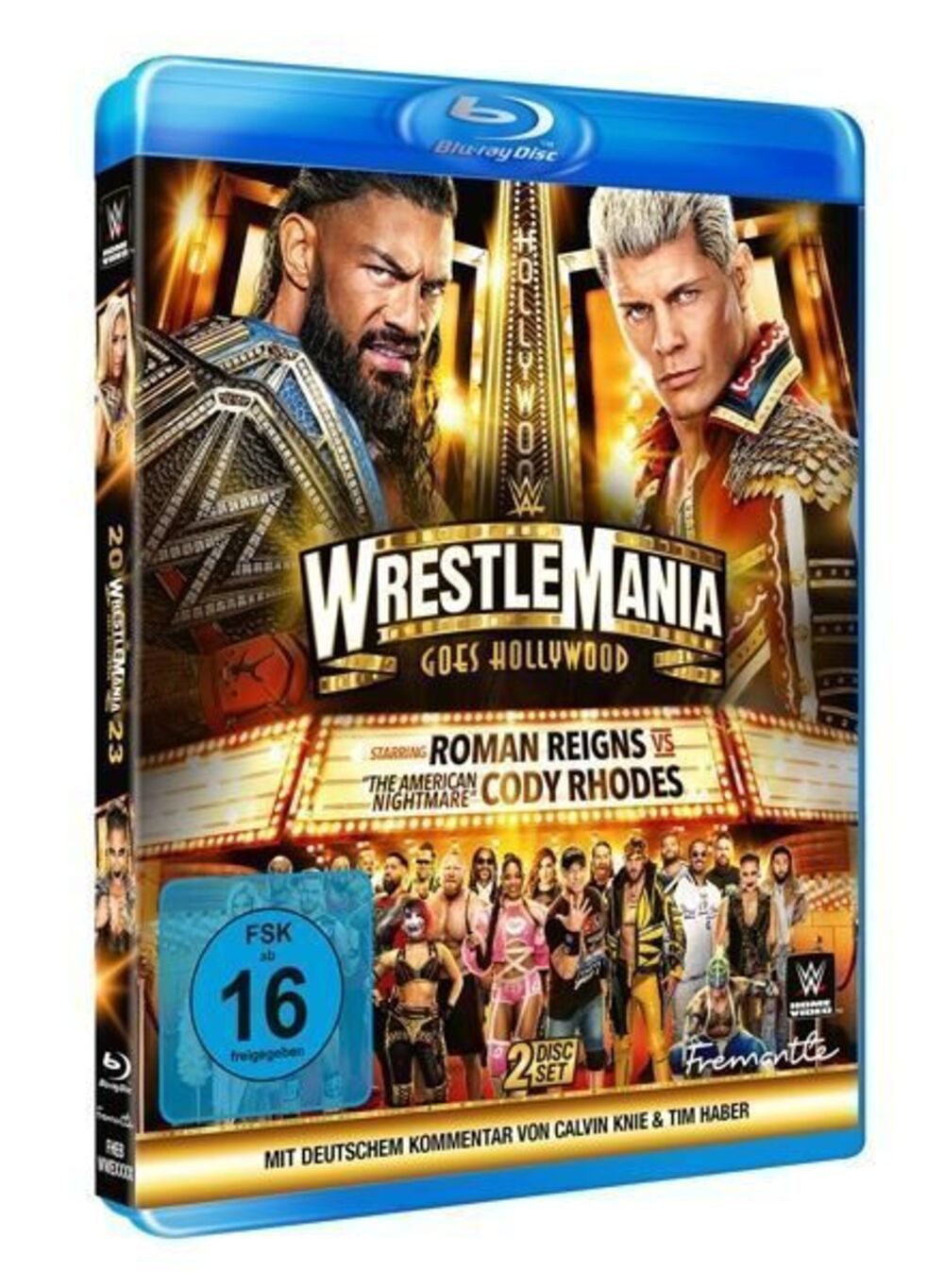Blu-ray WWE: WRESTLEMANIA 39, 2 Blu-ray