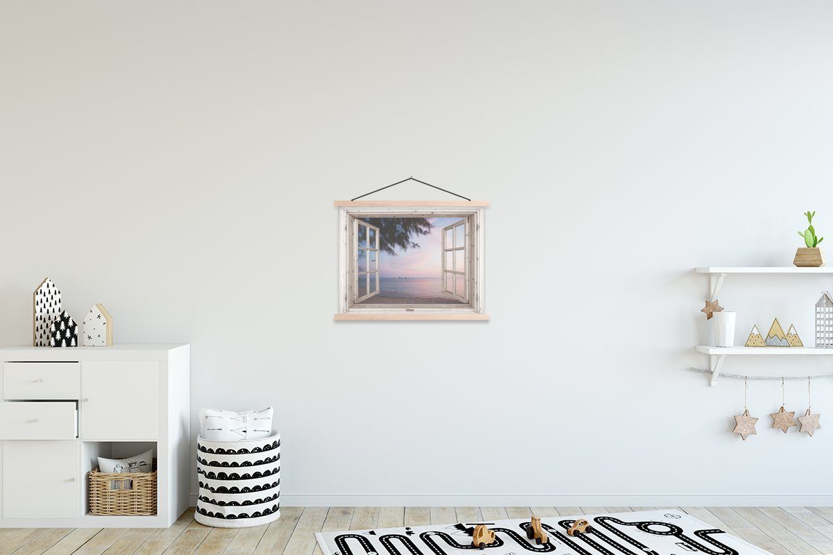 Muchowow Poster Aussicht Strand Palme 1 St Posterleiste