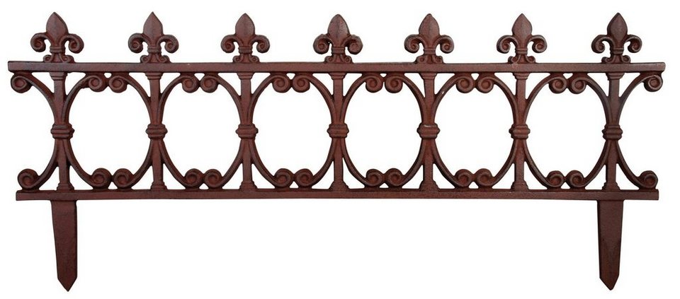 Esschert Design Beetbegrenzung Set Beetzaun Klassik Beet Abgrenzung