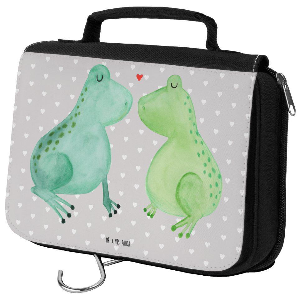 Mr And Mrs Panda Kulturbeutel Frosch Liebe Grau Pastell Geschenk