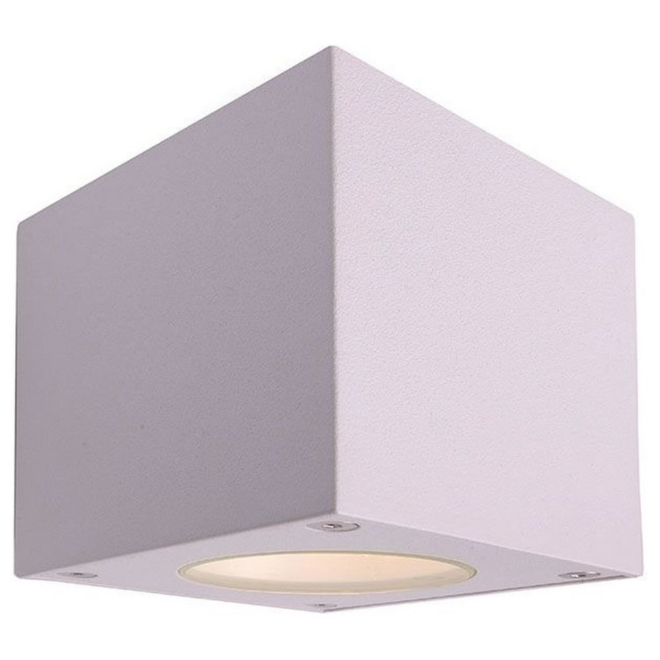Click Licht Led Außen Wandleuchte Led Wandleuchte Cubodo In Weiß 5w