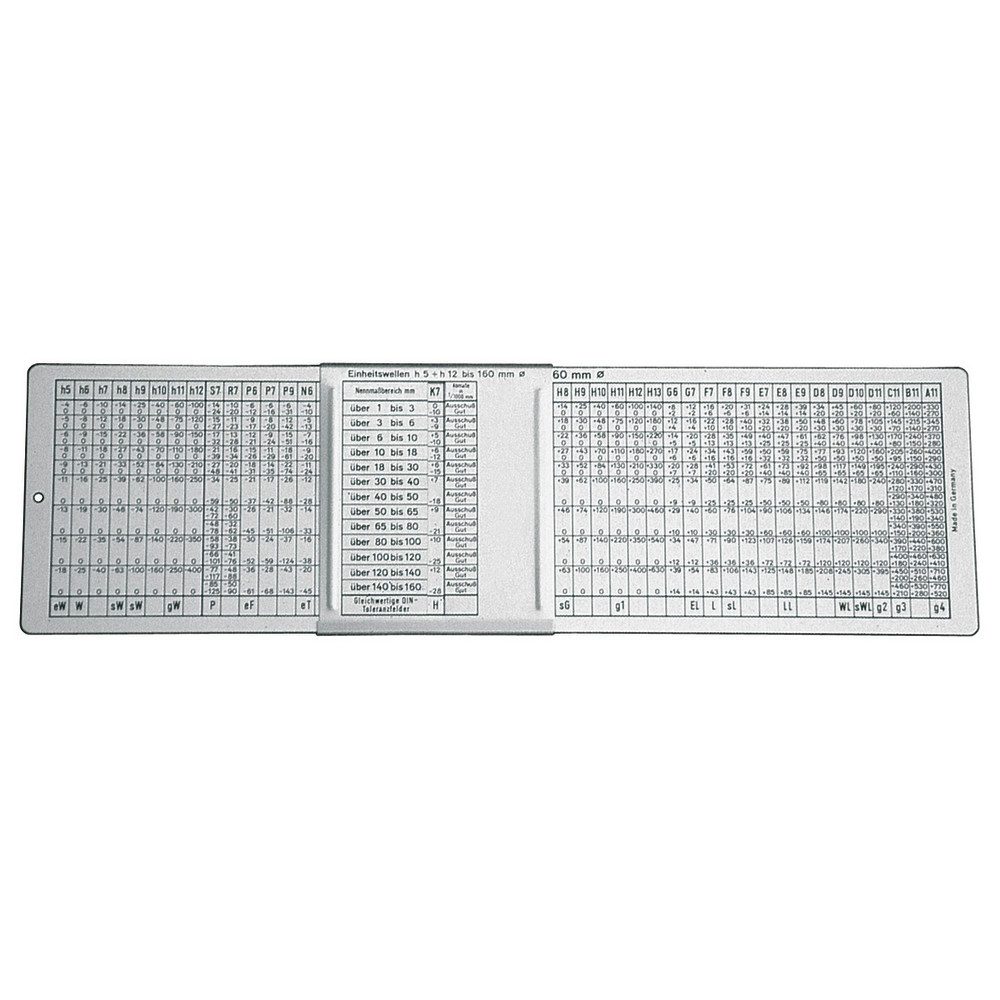 forum® Messwinkel ISO-Passungsschieber 280 x 80 mm