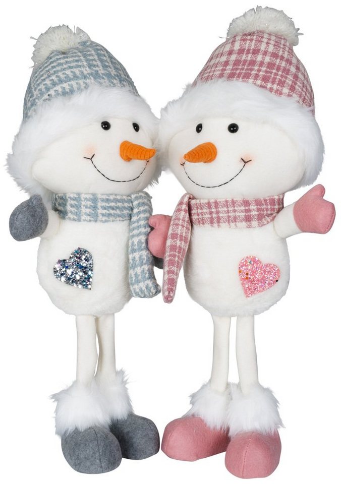 Christmas Paradise Weihnachtsfigur Schneemann 54cm Stehend Dekofiguren