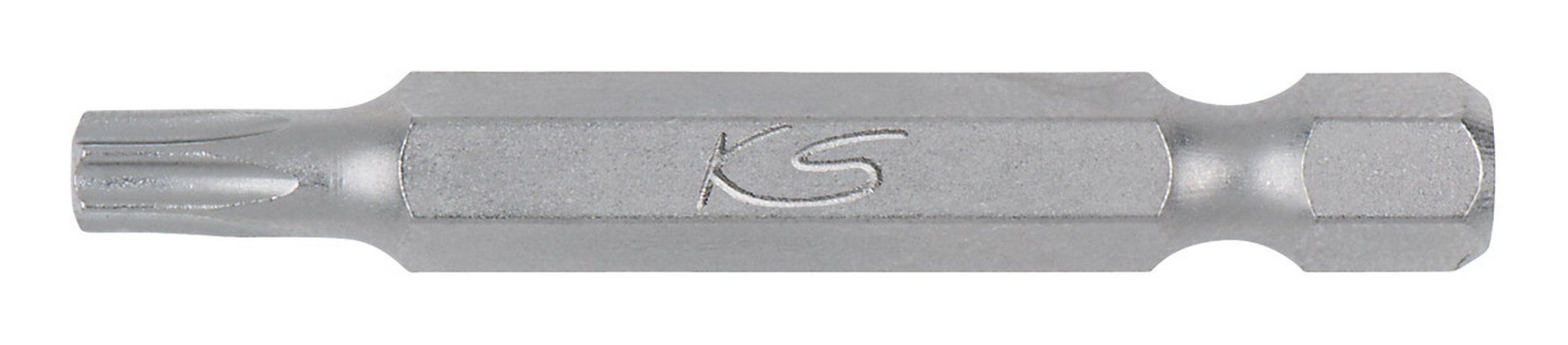 KS Tools Torx-Bit, 1/4", Bohrung, 50 mm, TB10, für Handbetätigung und Elektroschrauber