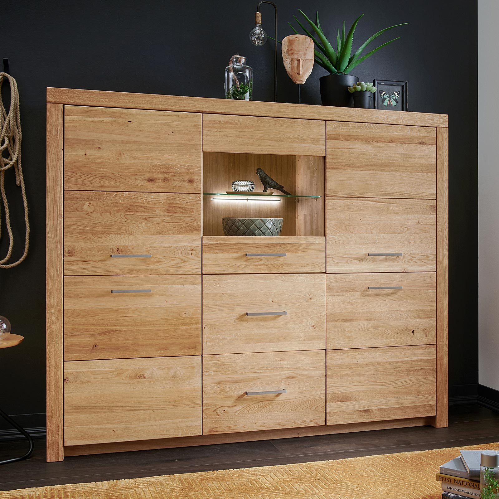 Highboards wildeiche-massiv online kaufen | OTTO