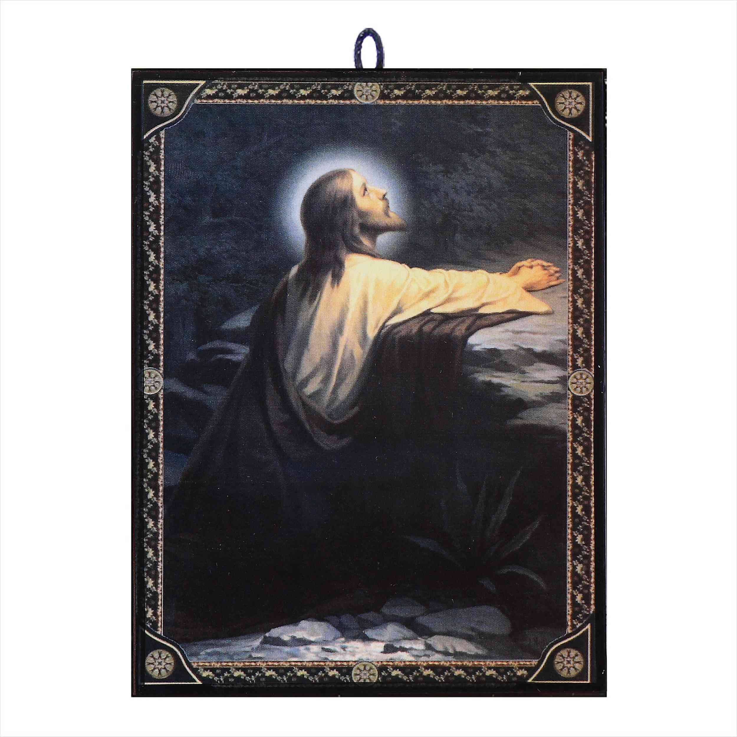 NKlaus Bild Ikone Christus auf dem Ölbeg Zertifizierte Reproduktion aus Griechenla, Religion