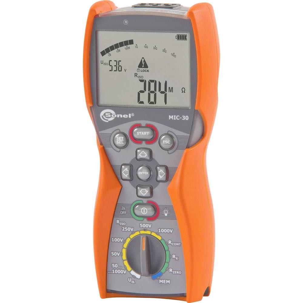 Sonel Multimeter Isolationsmessgerät, 3 Testzeiten zur Ermittlung der ...