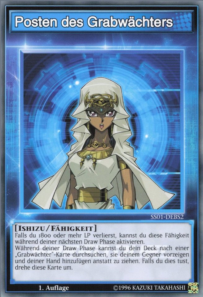 Recollectibles Sammelkarte Yugioh Karte Posten Des Grabwächters Skill