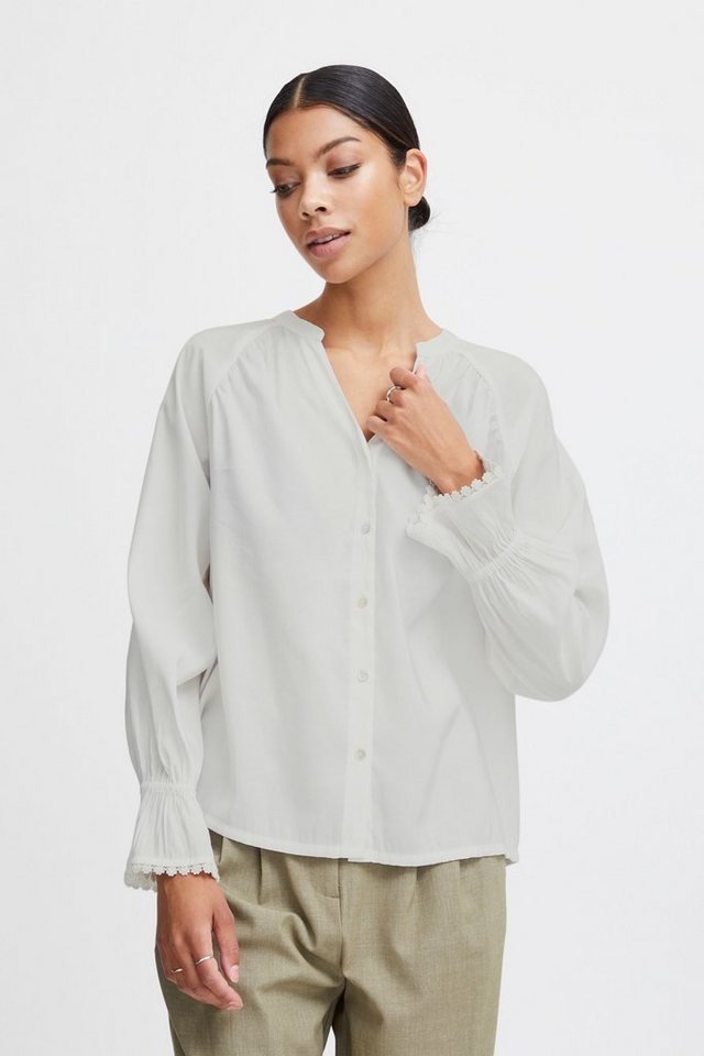 Byoung Langarmbluse Byhelvig Vneck Shirt Schöne Bluse Im Boho Style