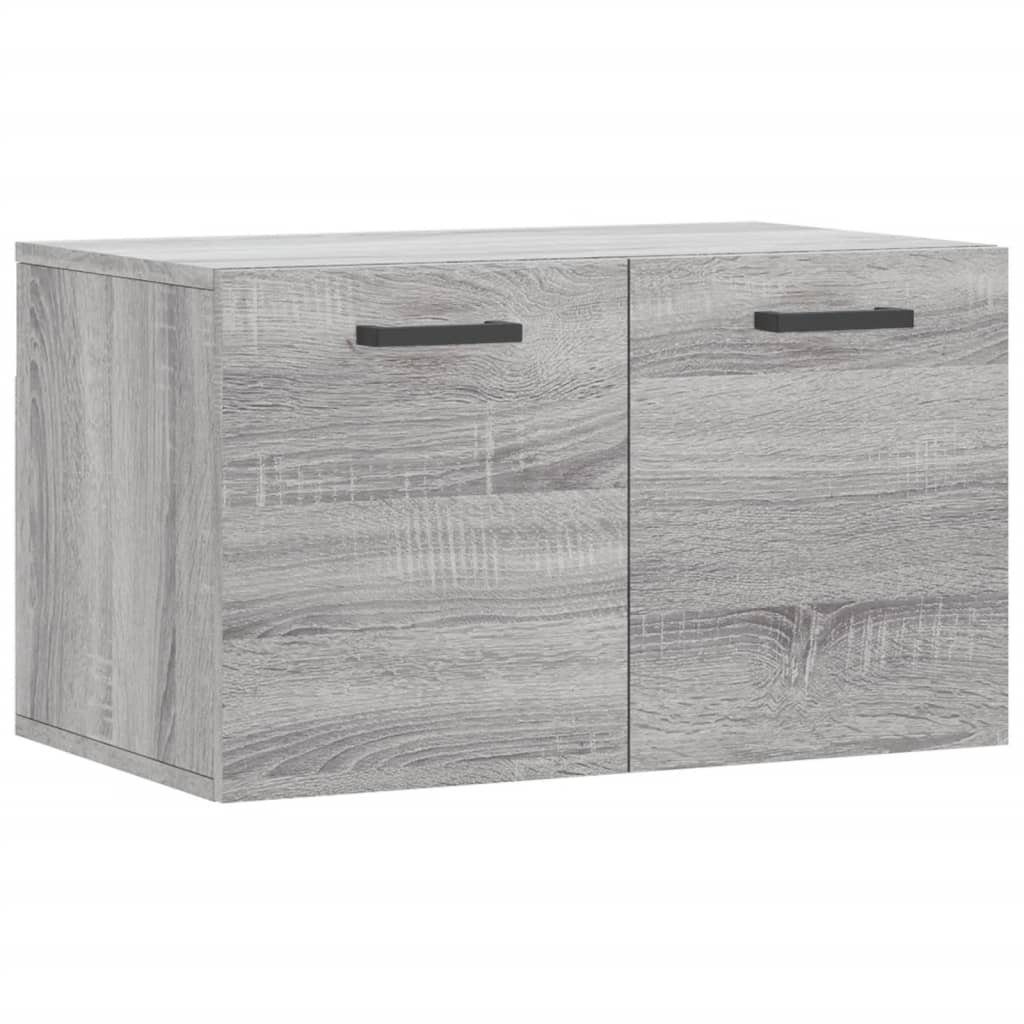 vidaXL Hängeschrank Wandschrank Hängeschrank Aufbewahrung Grau Sonoma ...