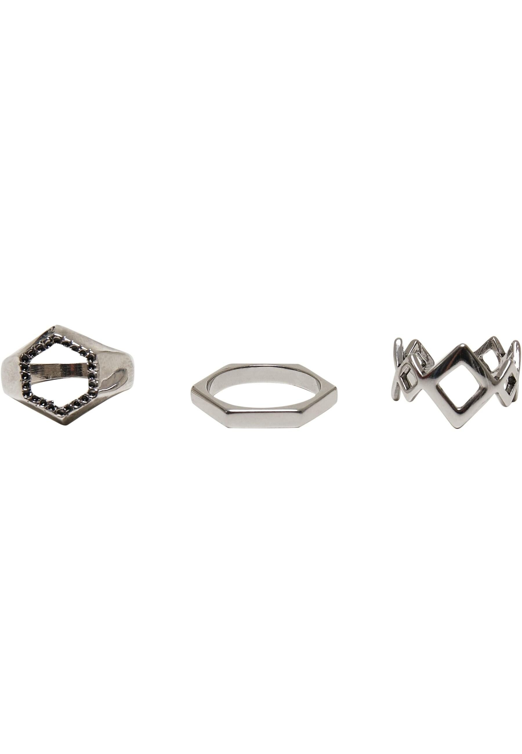 URBAN CLASSICS Ring-Set Urban Classics Unisex Graphic Ring 3-Pack ...