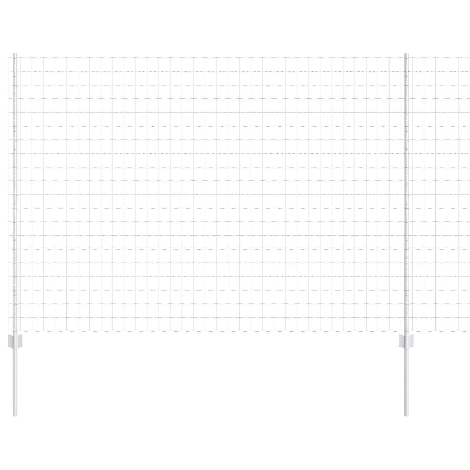 vidaXL Gartenzaun Geschweißter Drahtzaun 10 x 1,6 m (B x H ...