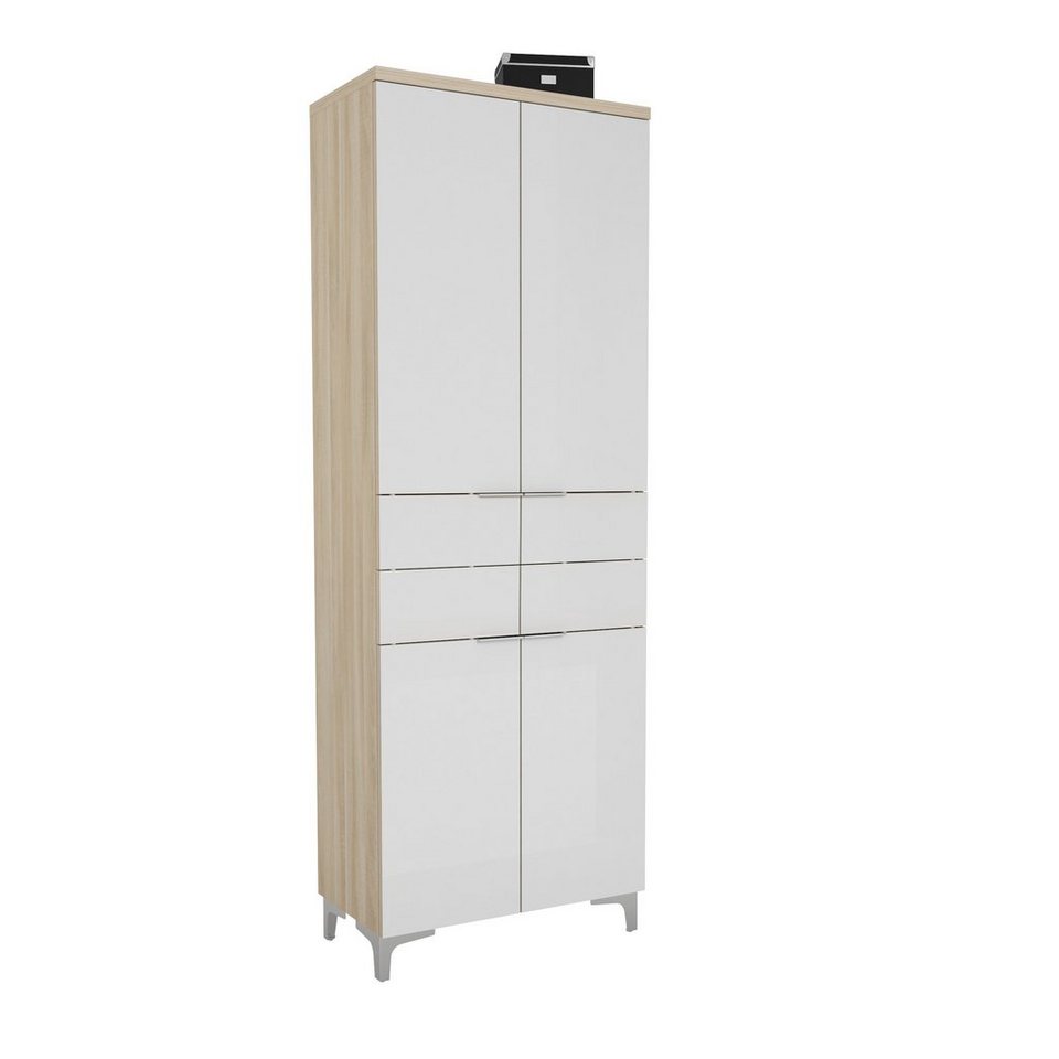 Möbelando Garderobenschrank 24272468 Bxhxt 70x197x38 Cm In Eiche
