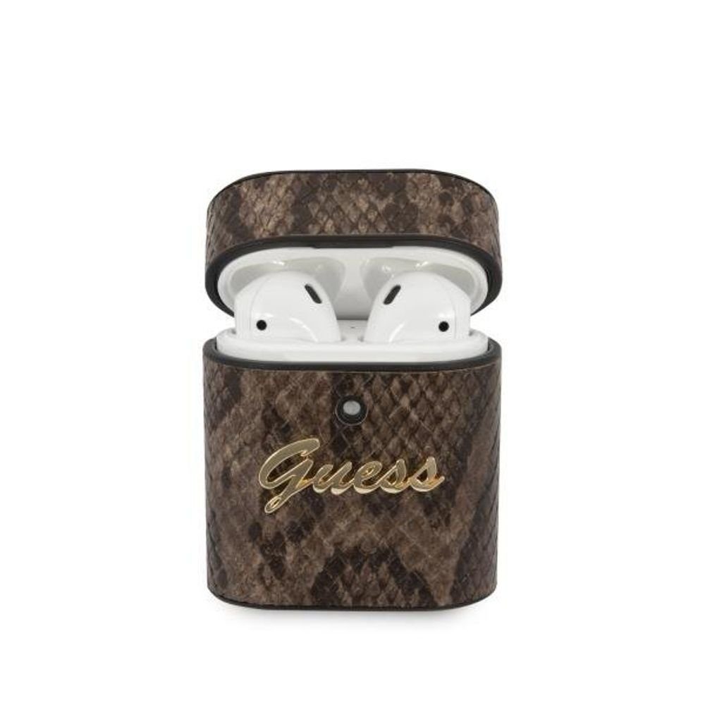 Guess Kopfhörer Schutzhülle Guess Guaca2pusnsmlbr Airpods Hülle Braun
