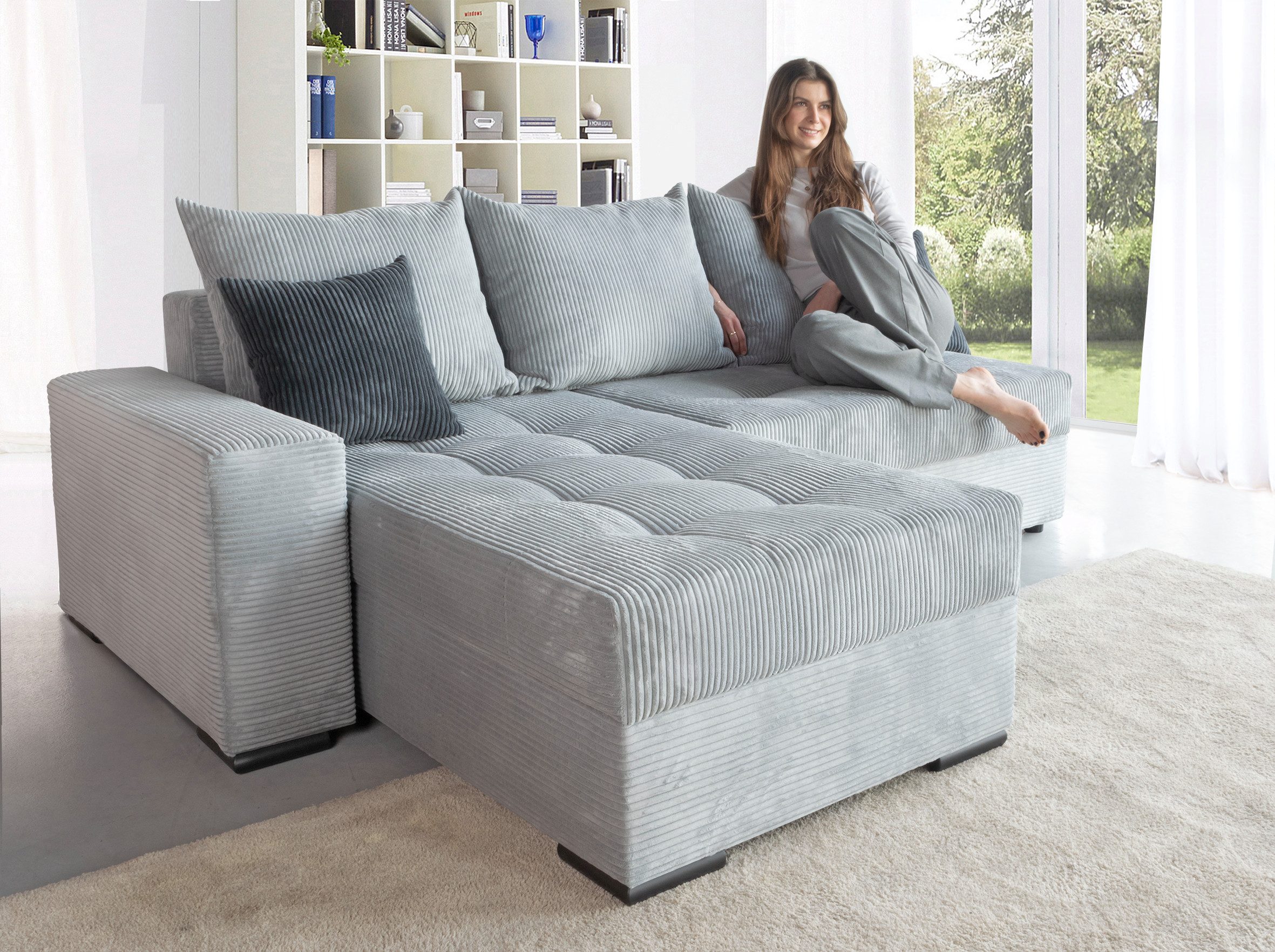 Collection Ab Ecksofa Josy L Form Breite 214 Cm Mit 3 Großen