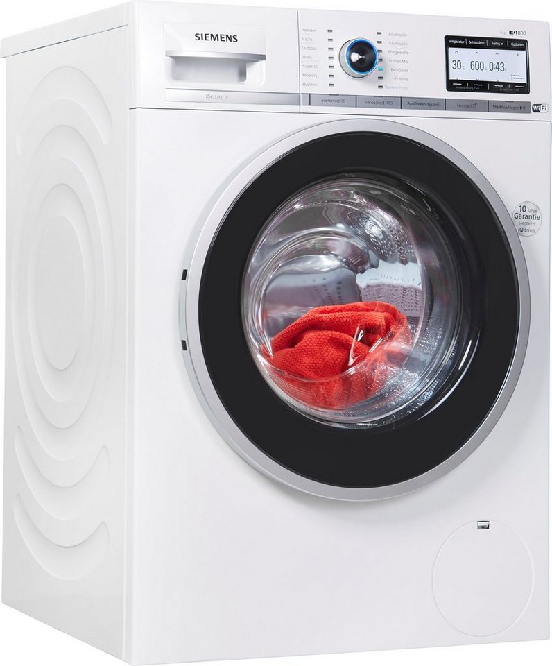 SIEMENS Waschmaschine iQ800 WM4YH749, 9 kg, 1400 U/Min online kaufen | OTTO SIEMENS Waschmaschine iQ800 WM4YH749, 9 kg, 1400 U/Min online kaufen | OTTO