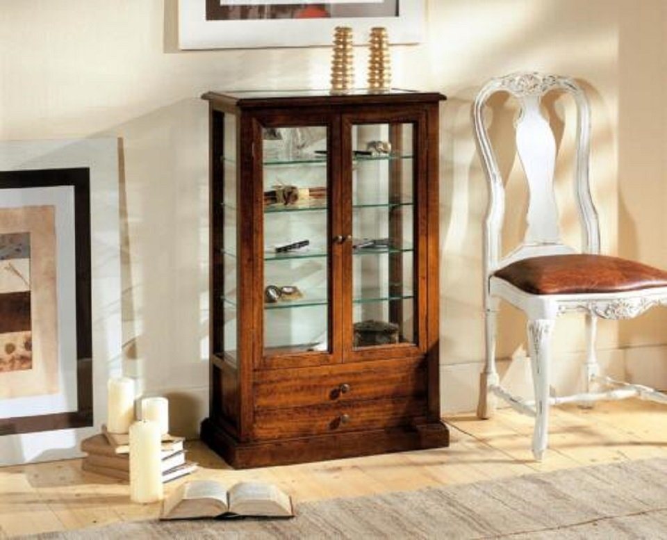 JVmoebel Vitrine Möbel Massive Holz Vitrinen Glas Schrank Echtholz ... JVmoebel Vitrine Möbel Massive Holz Vitrinen Glas Schrank Echtholz ...