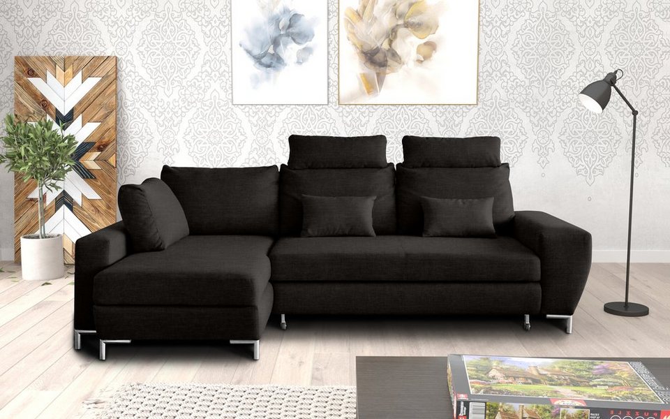 Stylefy Ecksofa Vernon L Form Eckcouch Ottomane Links Oder Rechts