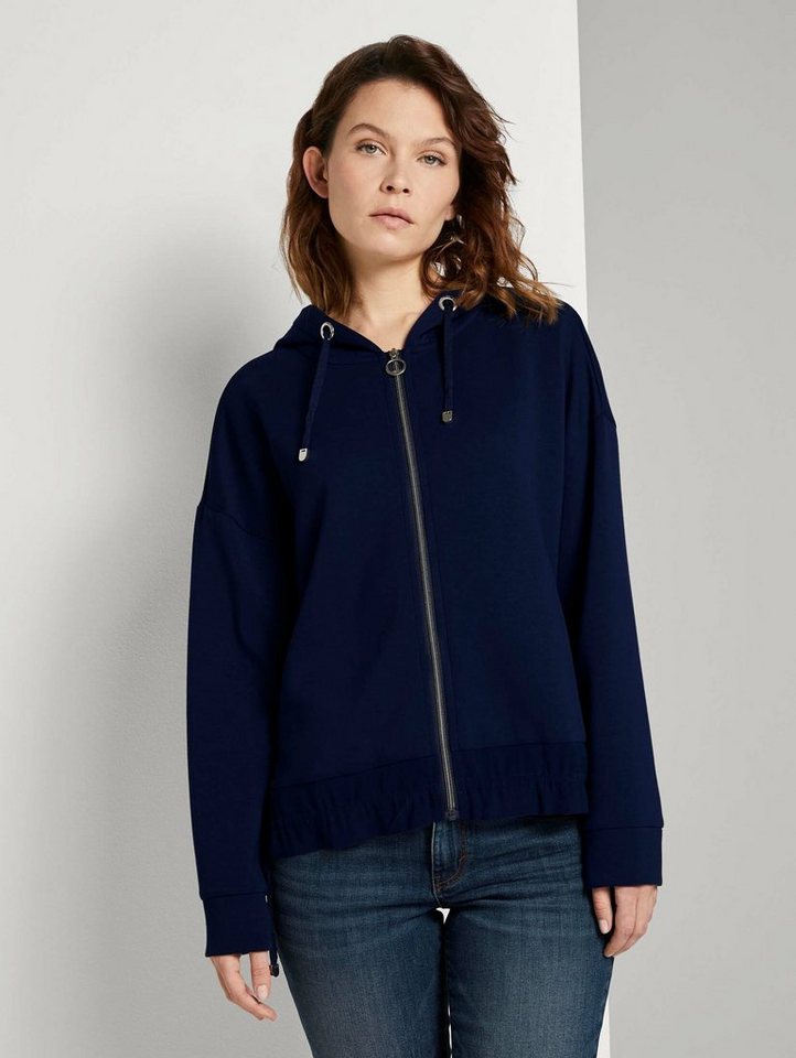 Tom Tailor Sweatjacke Lockere Sweatjacke Mit Kapuze