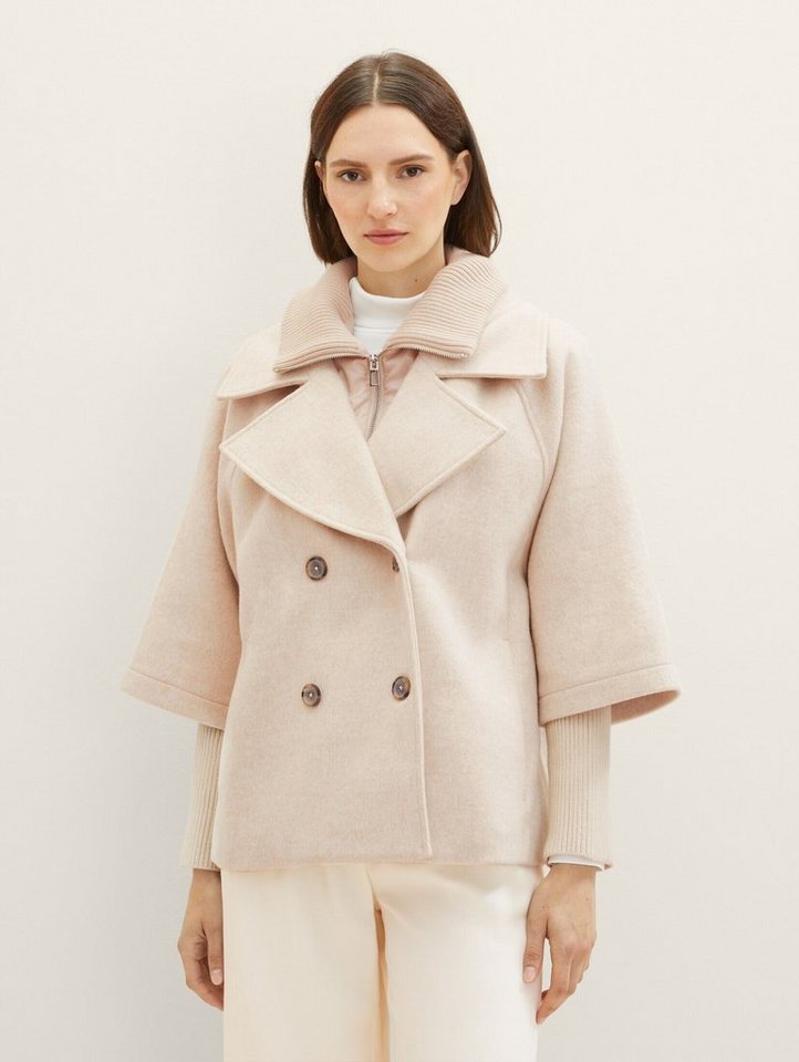 Tom Tailor Sommerjacke Cape Jacke Im Regular Fit