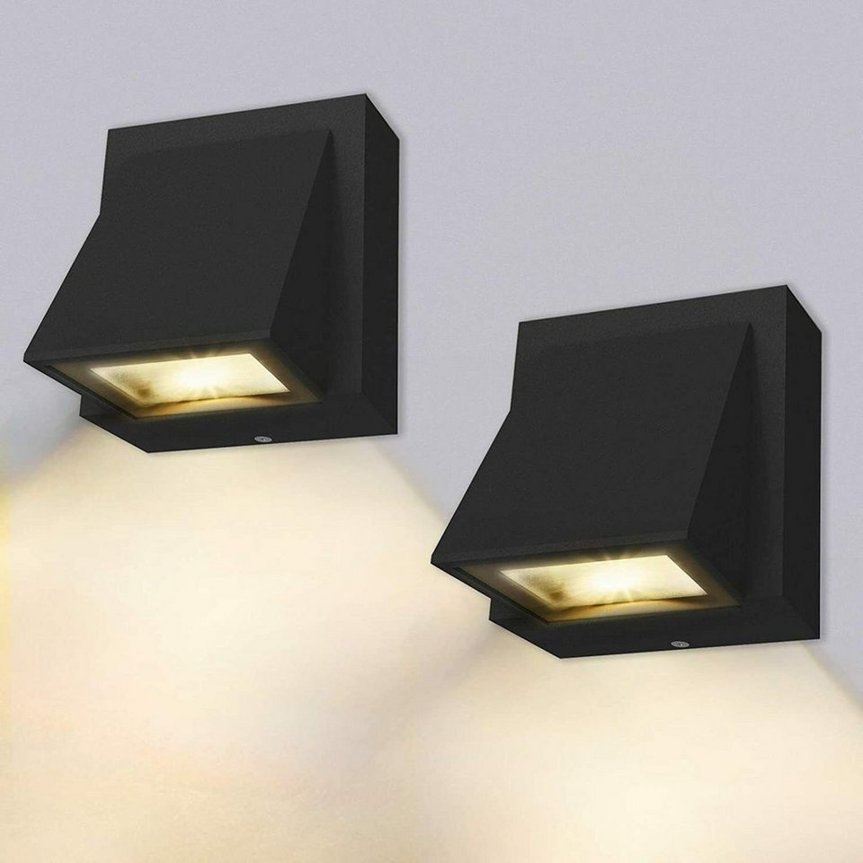 Oyajia Led Wandleuchte 5w Wandlampe Up Down Wandspot Außen Innen