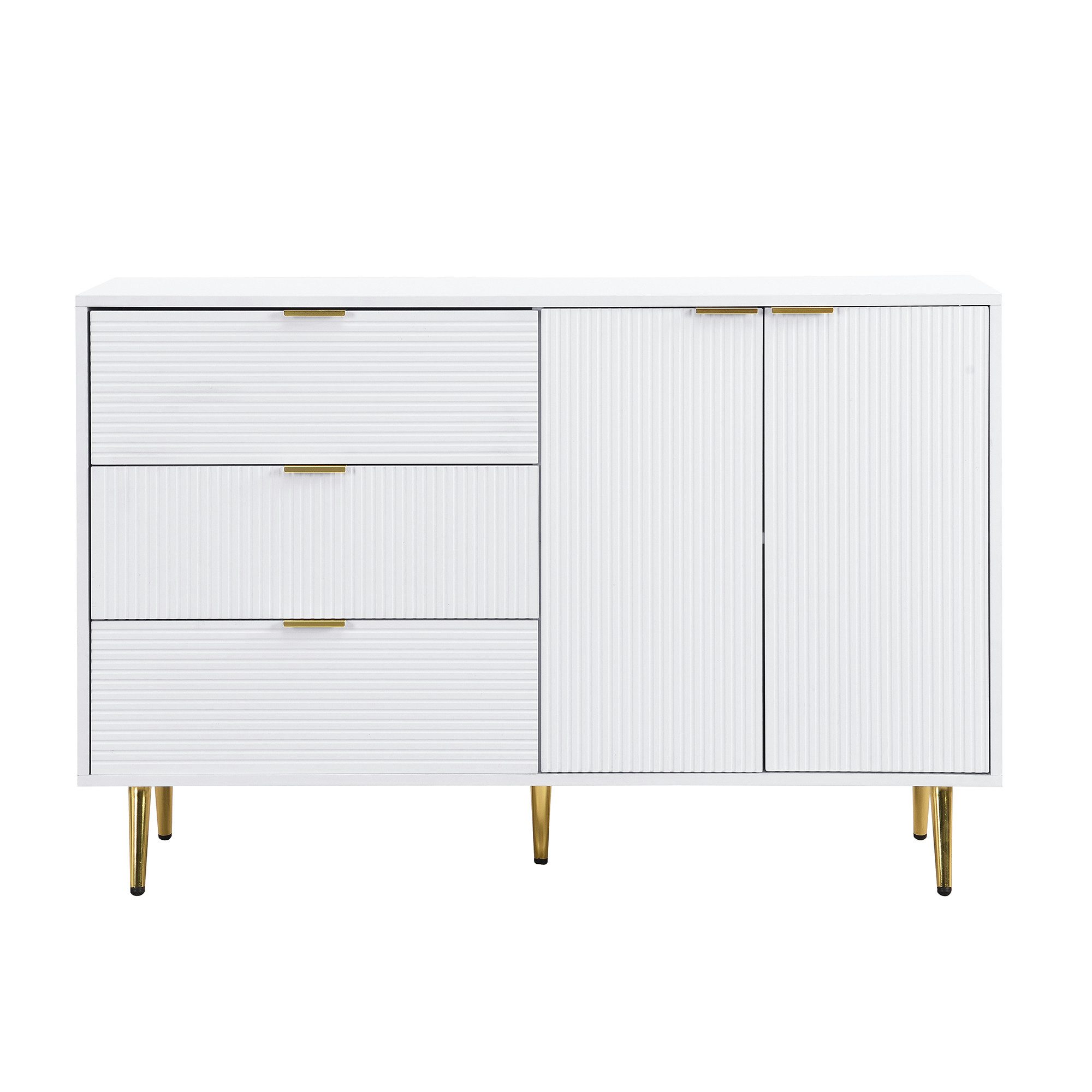 Ideasy Sideboard Weiß Sideboards Großer Stauraum In Anrichte