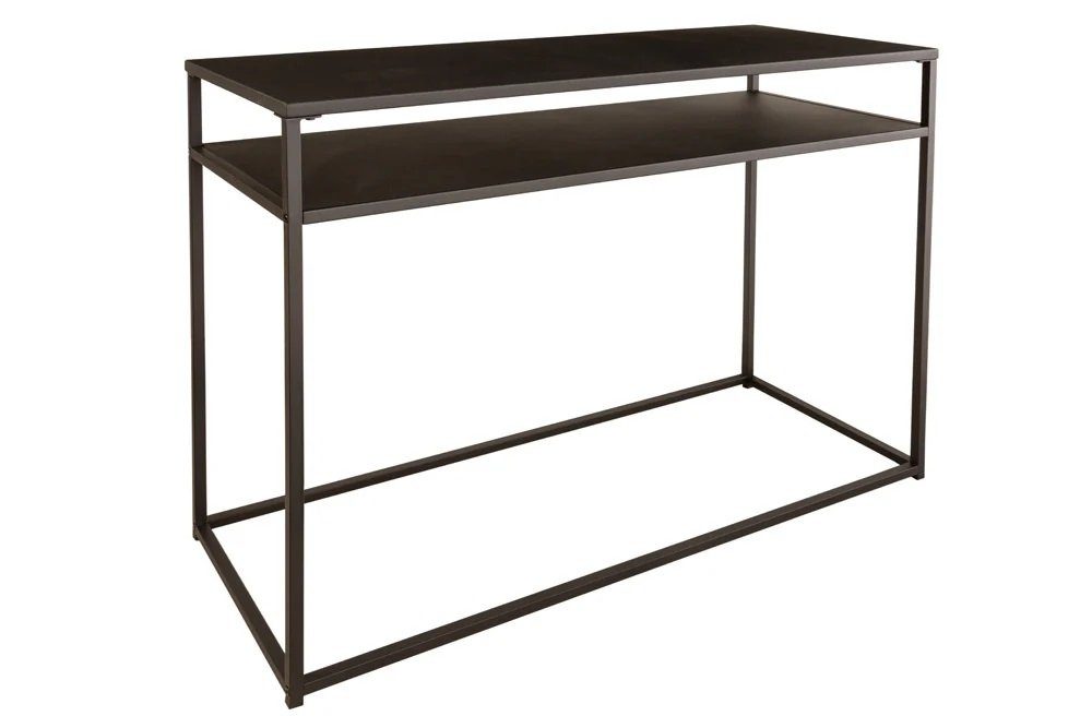 LebensWohnArt Konsolentisch Elegante Konsole mit Ablage ACERO 100cm ...