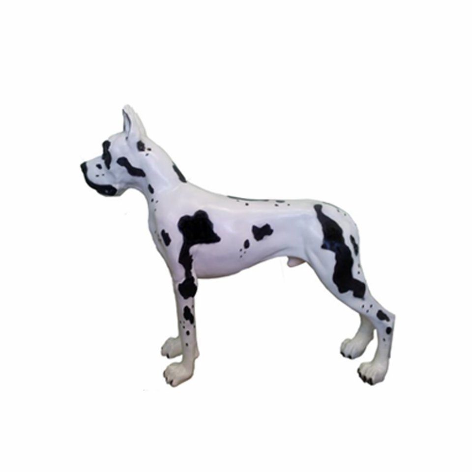 Jvmoebel Skulptur Hund Lebensgroße Figur Dekoration Statuen Skulptur