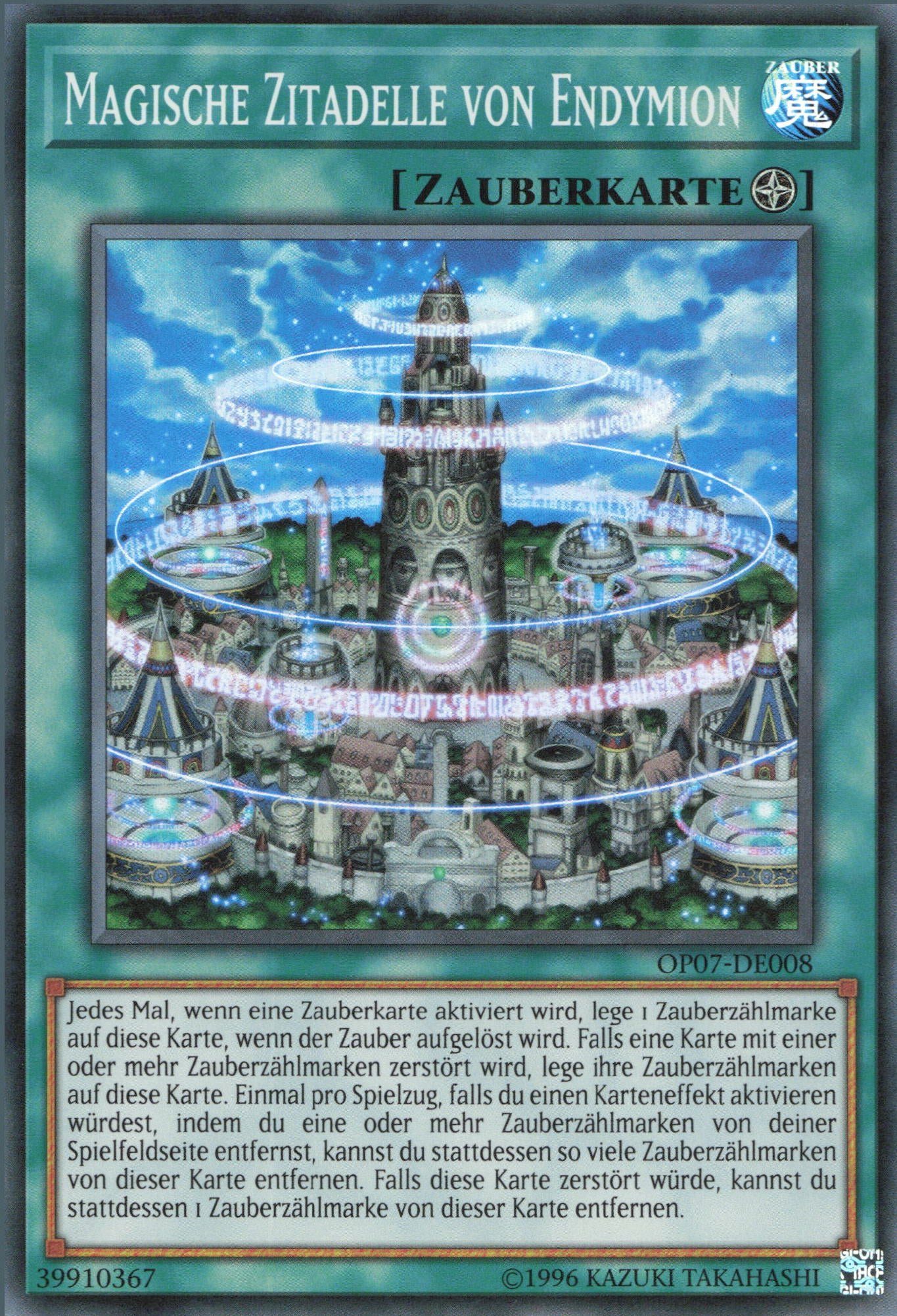 Recollectibles Sammelkarte Yugioh Karte Magische Zitadelle Von Endymion