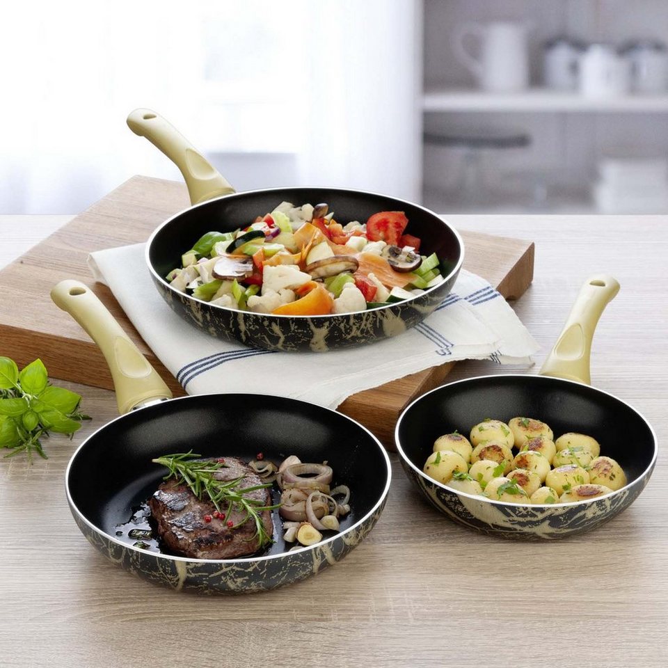 Hac24 Pfannen Set Pfannenset Induktionspfanne Bratpfanne Pfanne