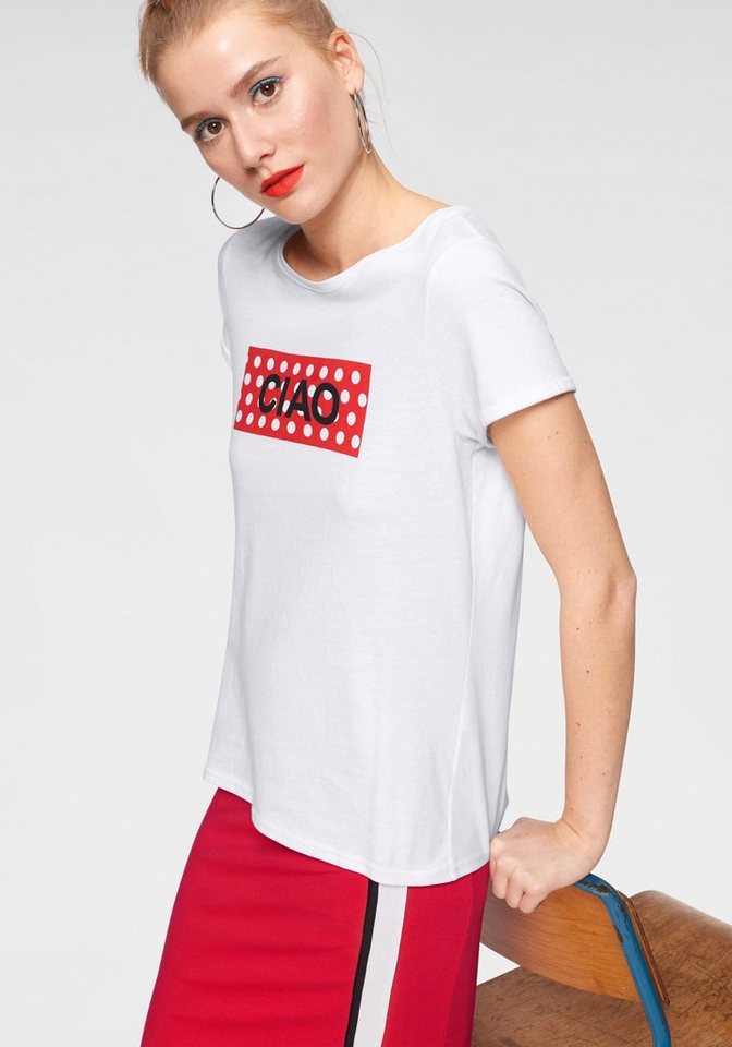 Ajc T Shirt Mit Statement Print Online Kaufen Otto