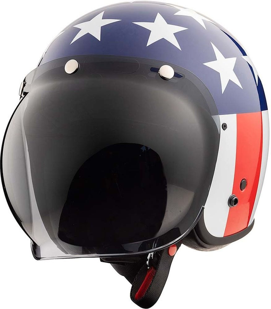 Simpson Helmvisier Bubble Visor For Chopper Mirror