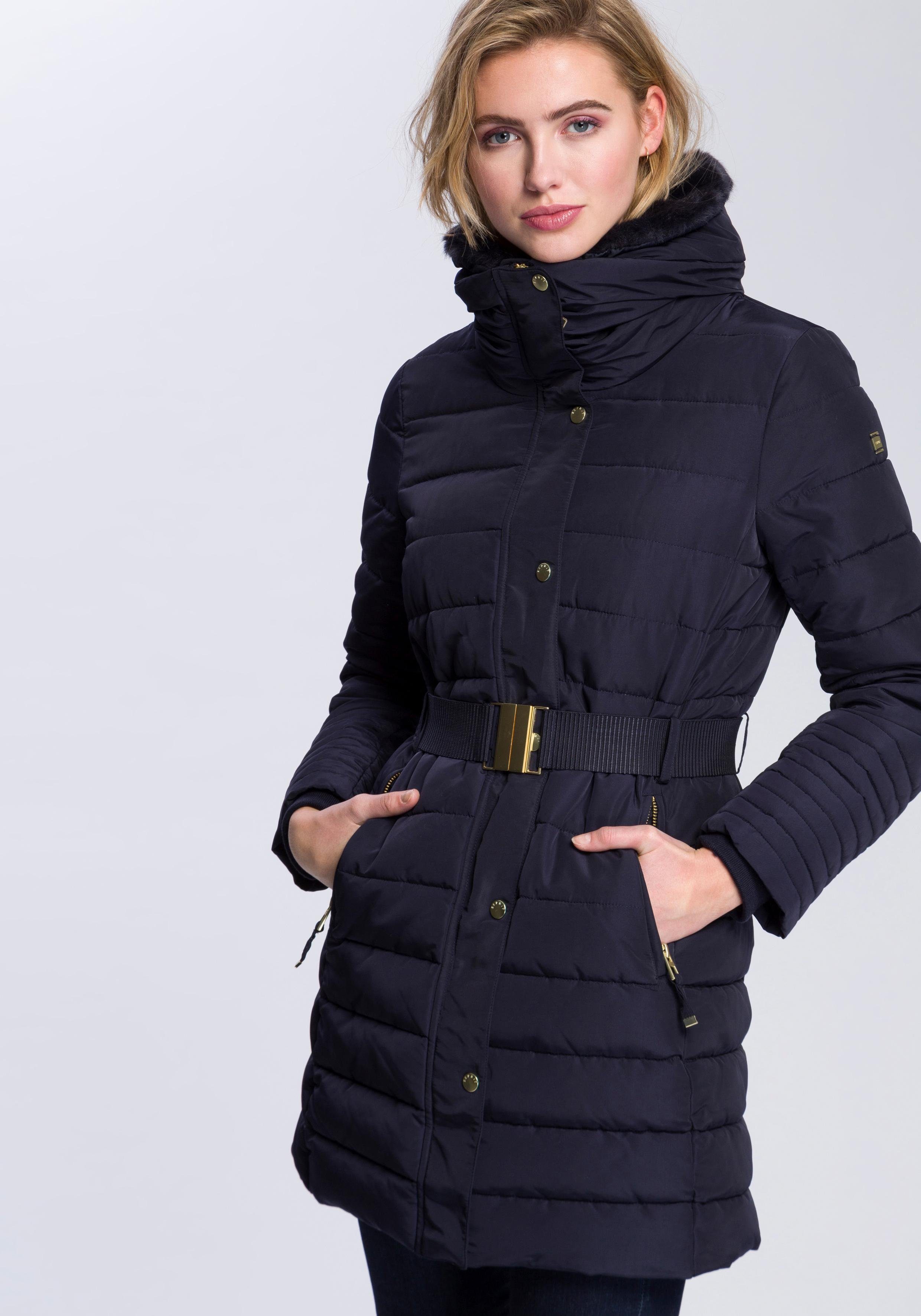 Esprit Collection Steppmantel 2 Tlg Mit Abnehmbarem Gürtel Mit