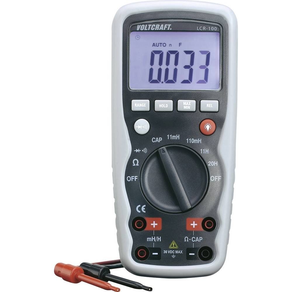 VOLTCRAFT Multimeter LCR-Messgerät, Widerständen bis 110 MOhm
