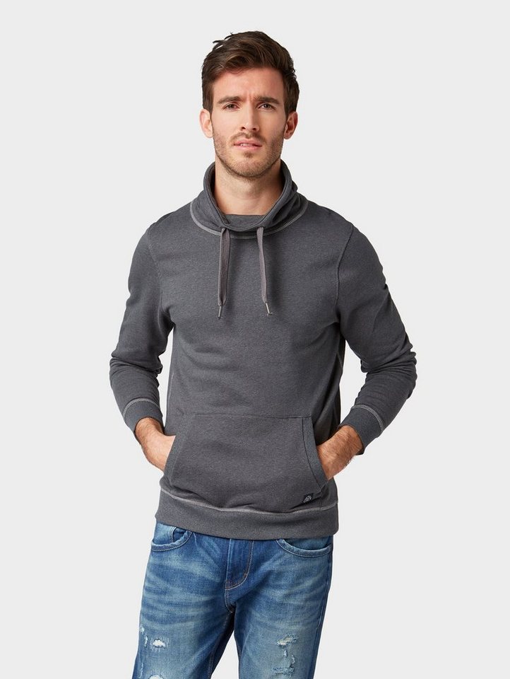 Tom Tailor Sweatshirt Sweatshirt Langärmlig Mit Stehkragen Online