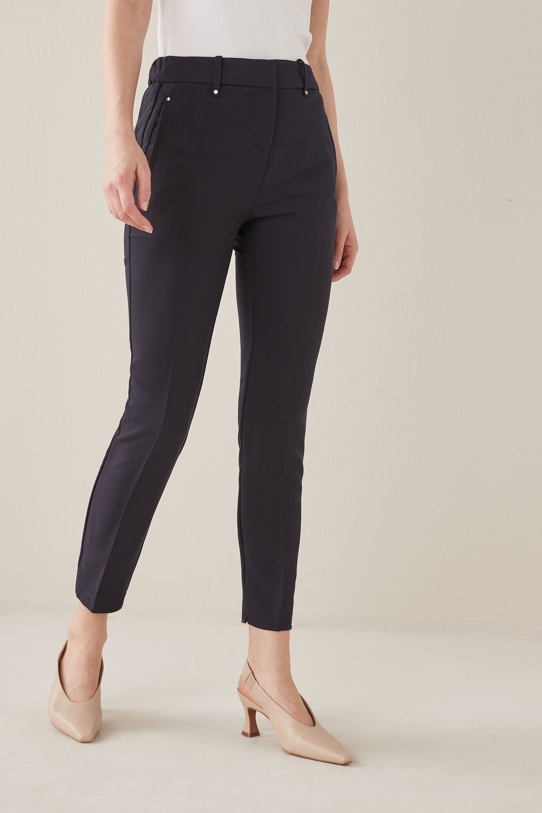 Next Stoffhose Tailored Fit Hose Mit Schmalem Beinschnitt 1 Tlg Mode