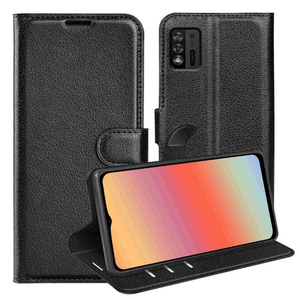 Wigento Handyhülle Für Zte Blade A52 Lite Handy Tasche Wallet Premium