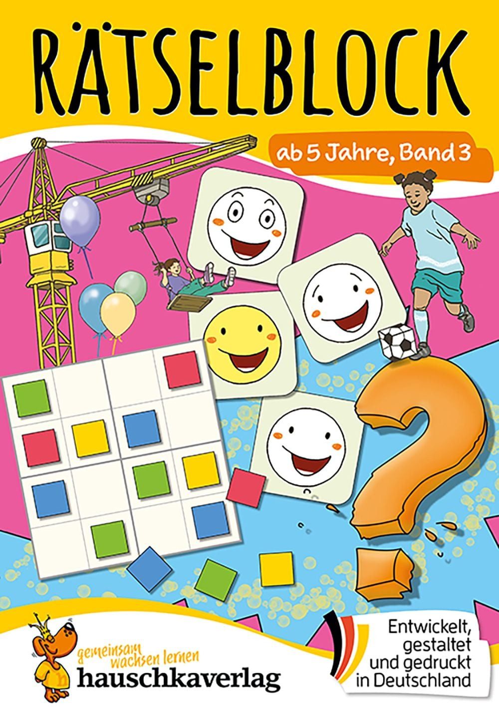 Kinderbuch Rätselblock ab 5 Jahre - Band 2 Bunter Rätselspaß für die ...