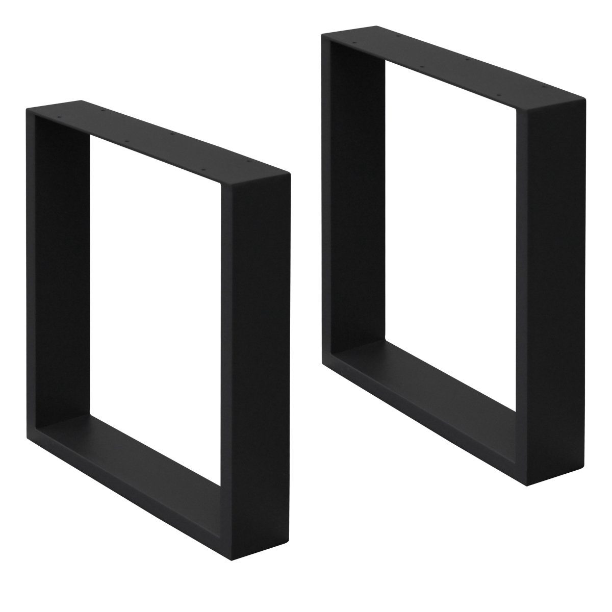 Ecd Germany Tischbein 2er Set Tischbeine Schwarz 40x43 Cm Online