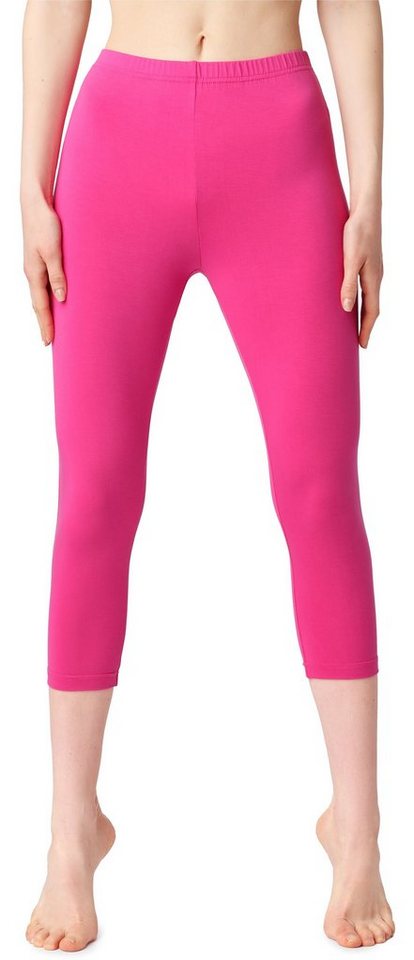 Bellivalini Leggings Damen 3 4 Capri Leggings Aus Baumwolle Blv50 199