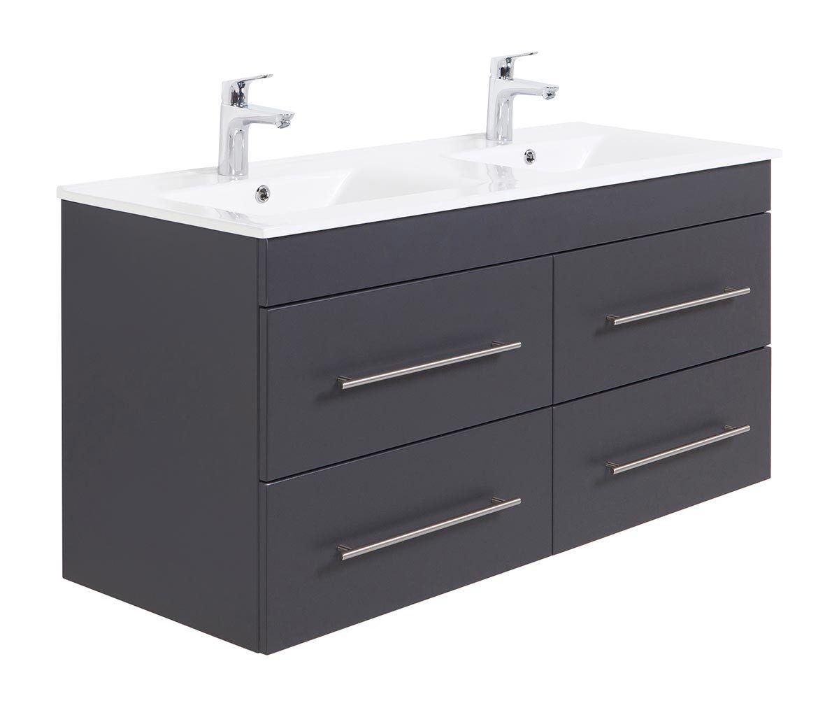 Einfachgutemoebel Waschtisch Set Doppelwaschplatz Kuboa 120cm