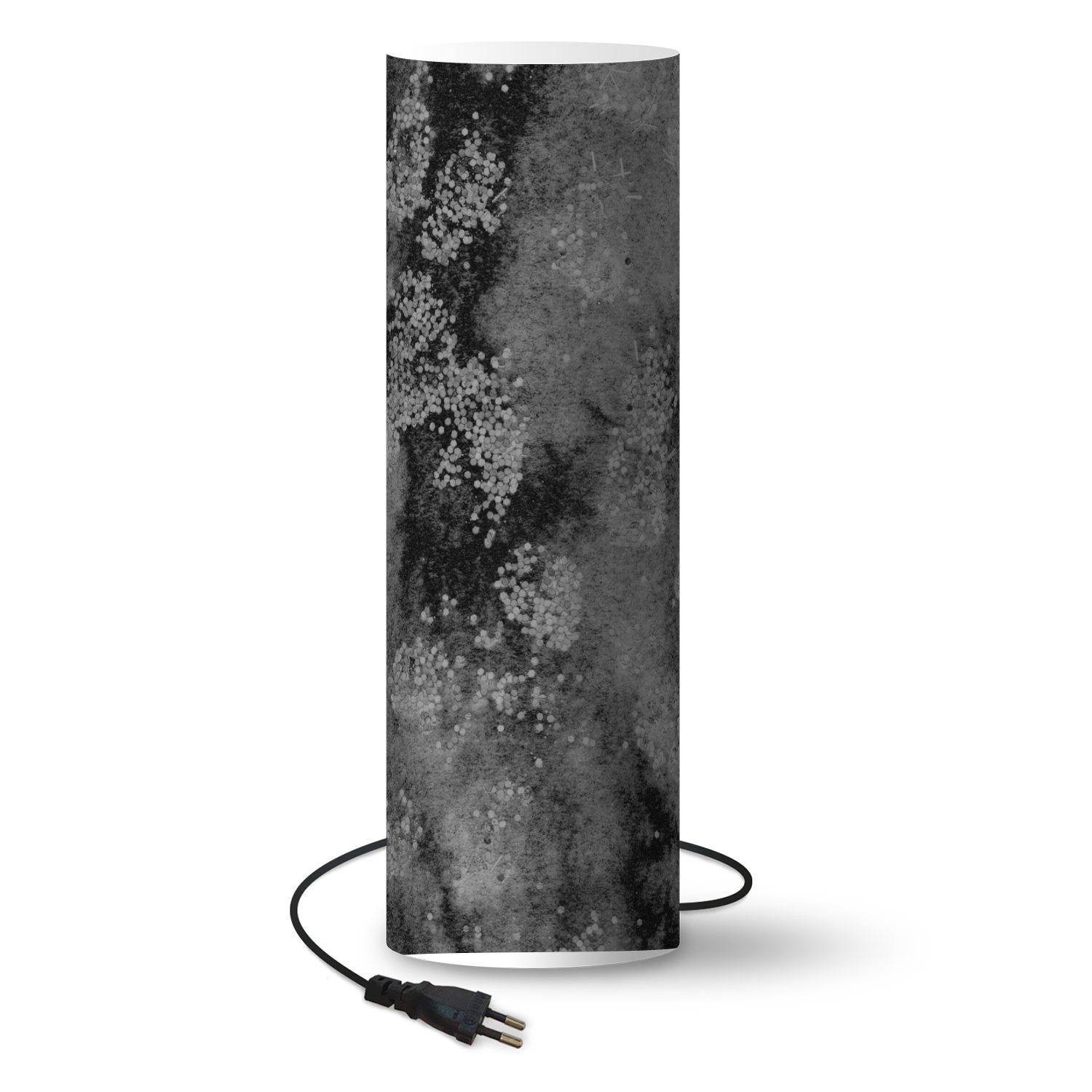 Muchowow Nachttischlampe Schwarz Farbe Grau Led Wechselbar Lampen