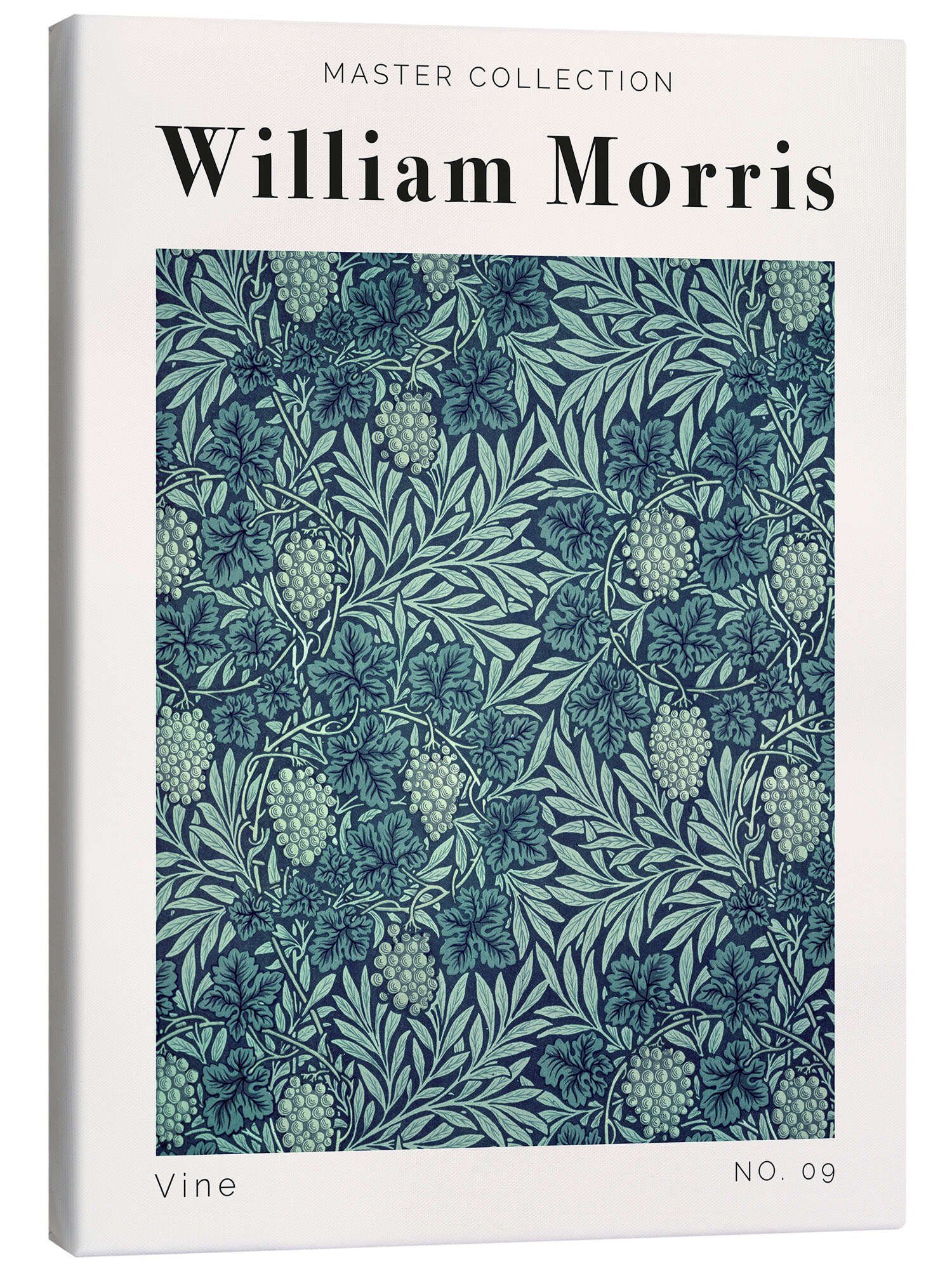 Posterlounge Leinwandbild William Morris Vine No 09 Wohnzimmer