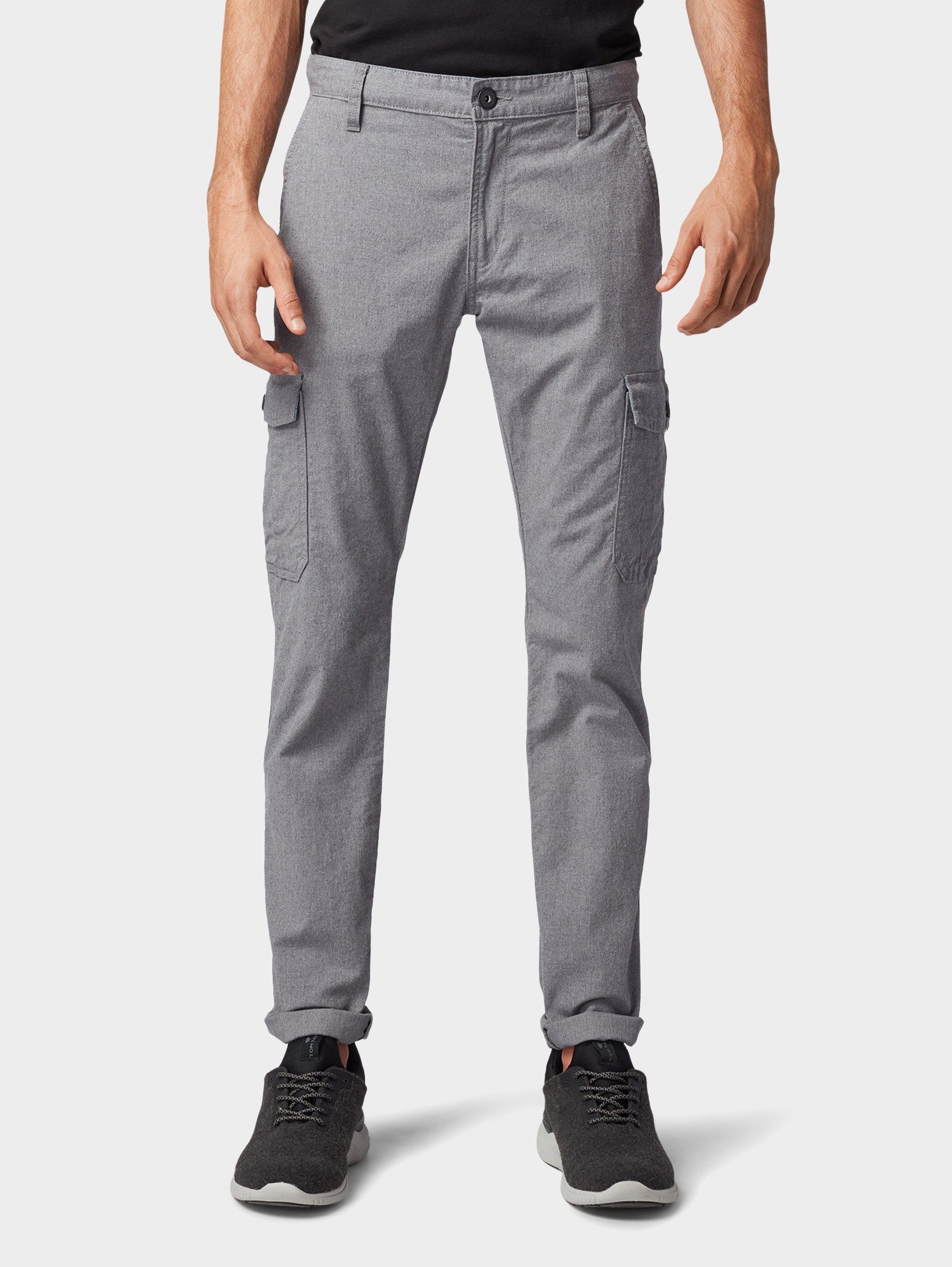 TOM TAILOR Chinohose Travis Slim Cargo Hose, Fällt kleiner aus