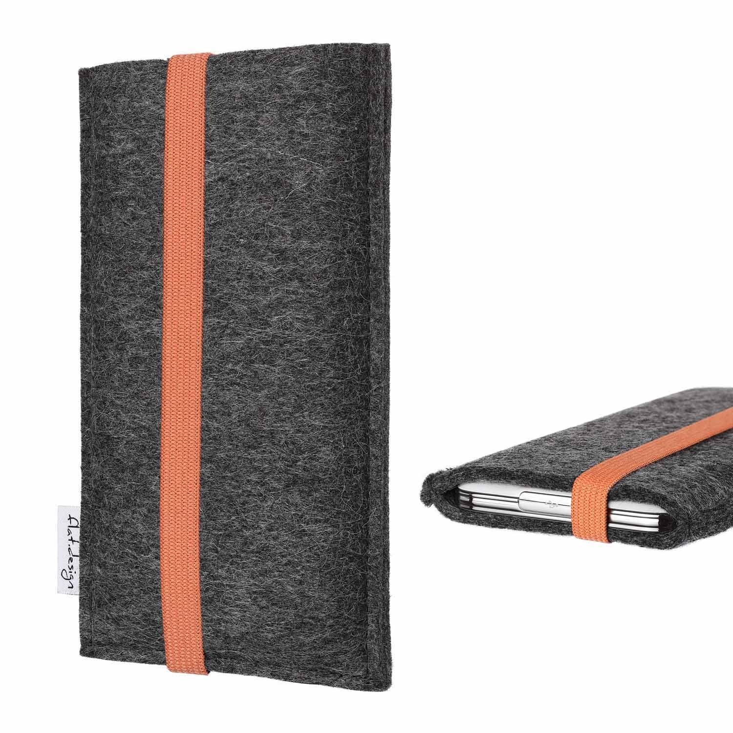 Flatdesign Handyhülle Pflanzlicher Filz Vegan Für Xiaomi Redmi Note