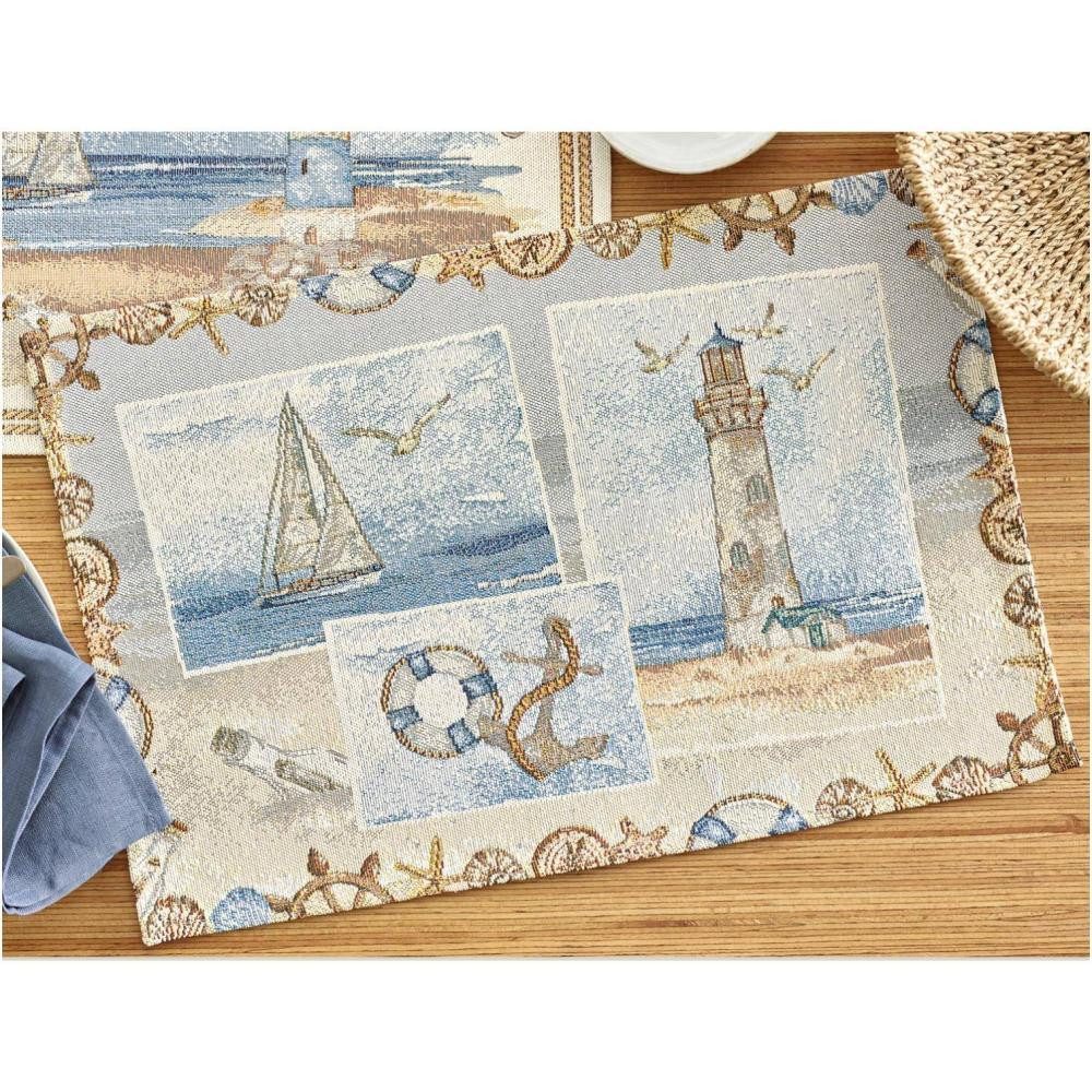 sander table + home Platzset Postcards von Sander, Tischset
