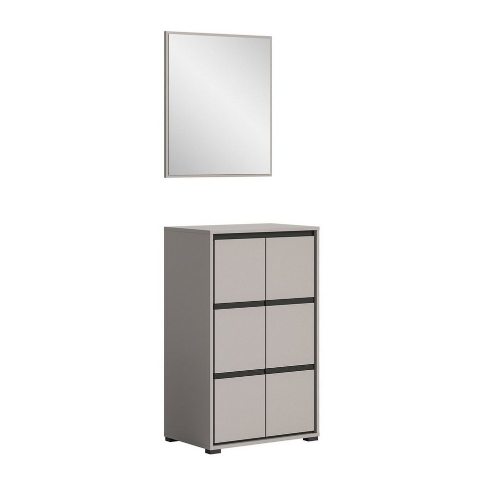 Newroom Garderoben Set Jarlo Garderoben Set Grau Nb Grau Nb Modern