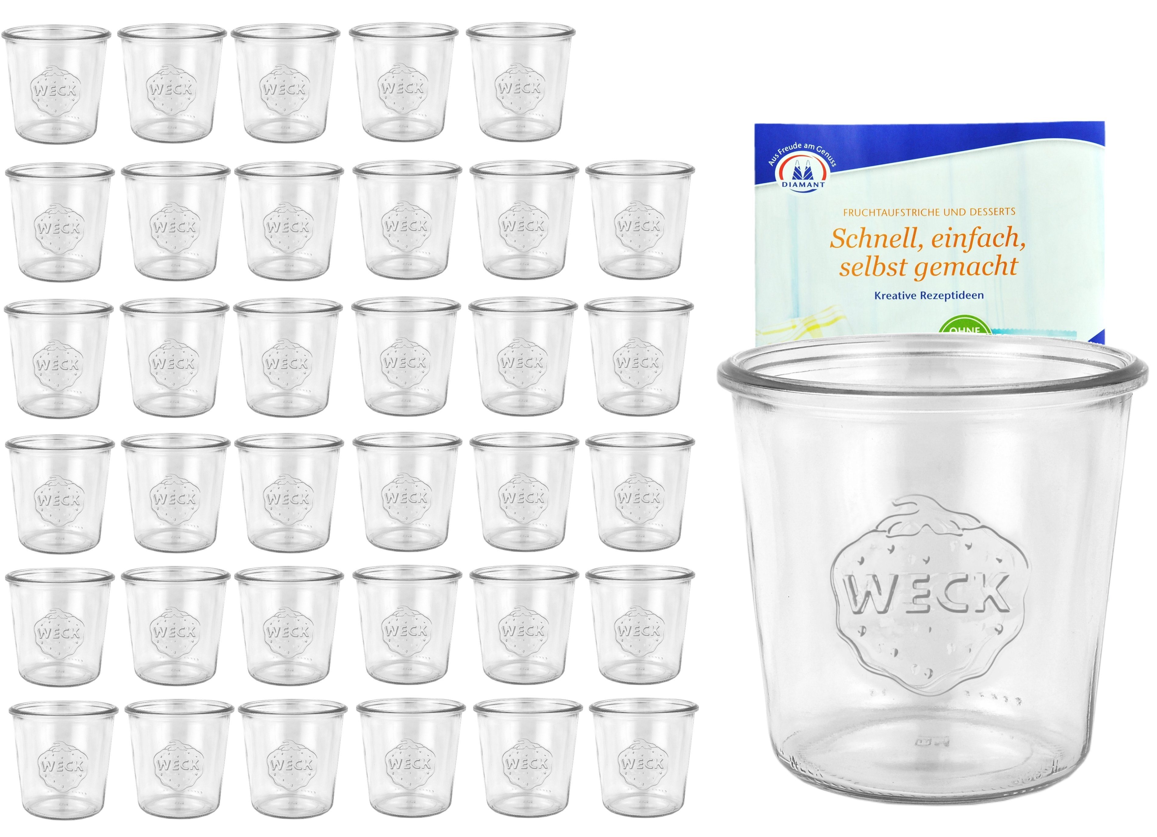 Mambocat Einmachglas 36er Set Weck Gläser 580ml Sturzgläser Inkl