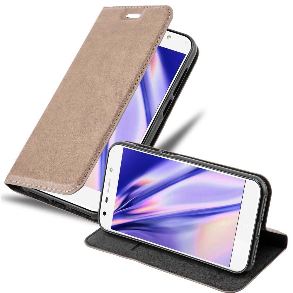 Cadorabo Handyhülle Book Invis Magnet Hülle Für Zte Blade A6